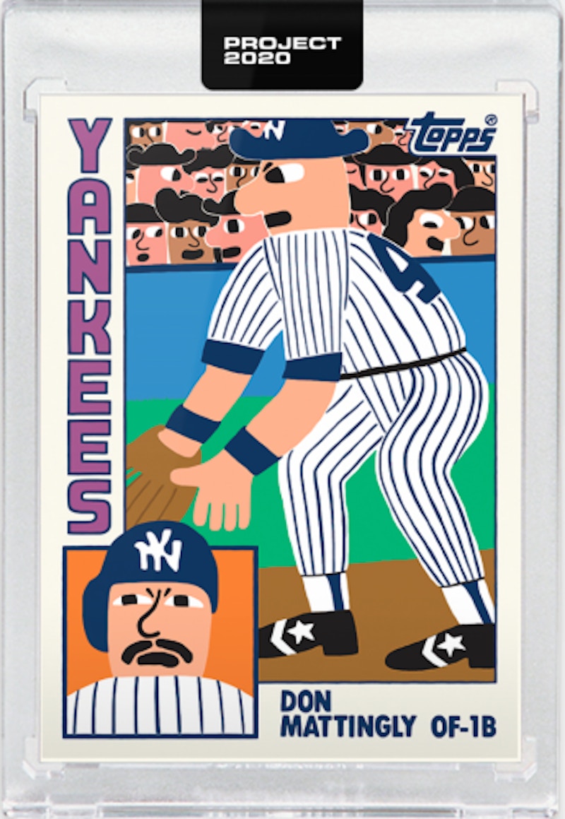 Don Mattingly 1984 Topps Project 2020 Keith Shore Artist Proof /20 #13 ...