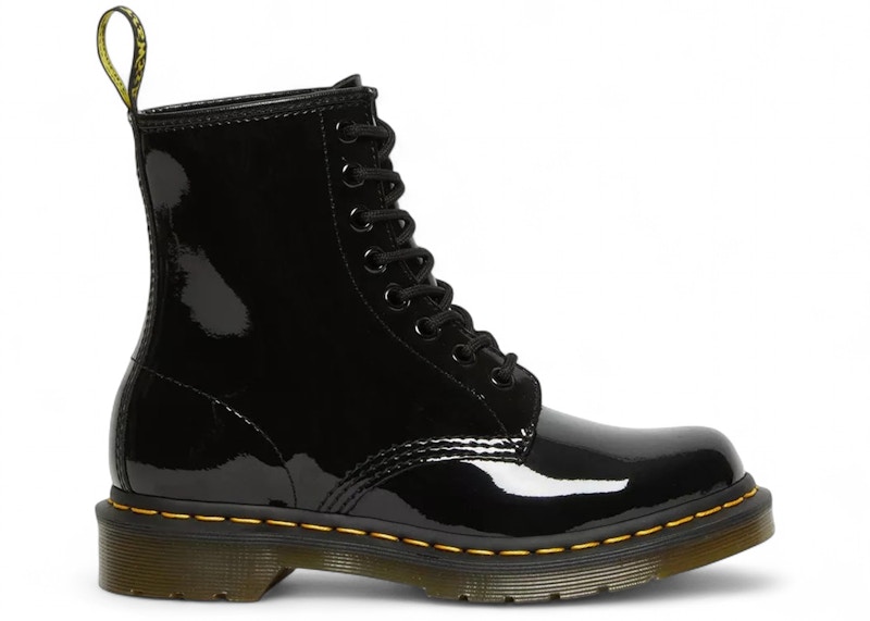 Dr. Martens 1460 Patent Leather Lace Up Boot Black (Women's) - 11821011 ...