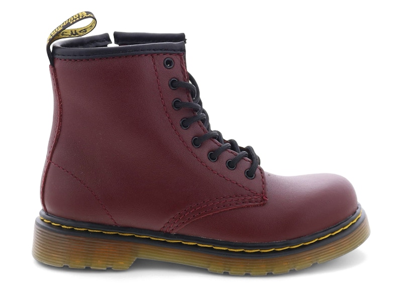 Dr. Martens 1460 Softy Leather Lace Up Boots Cherry Red (TD) - 15373601 ...
