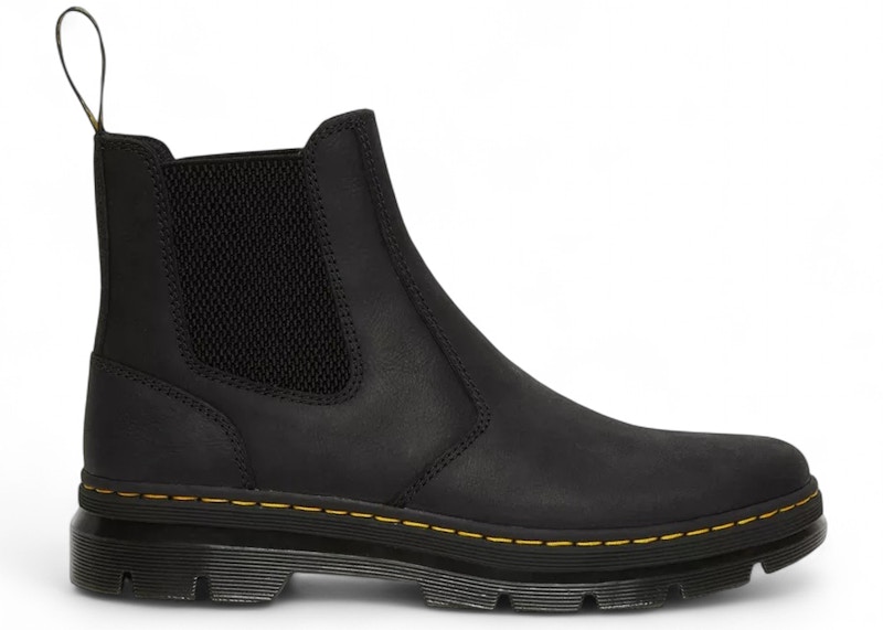 Dr. Martens Embury Wyoming Leather Chelsea Boot Black Men's - 26002001 - US
