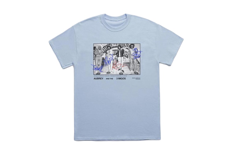 Drake Scorpion Signature T-shirt Light Blue Men's - US