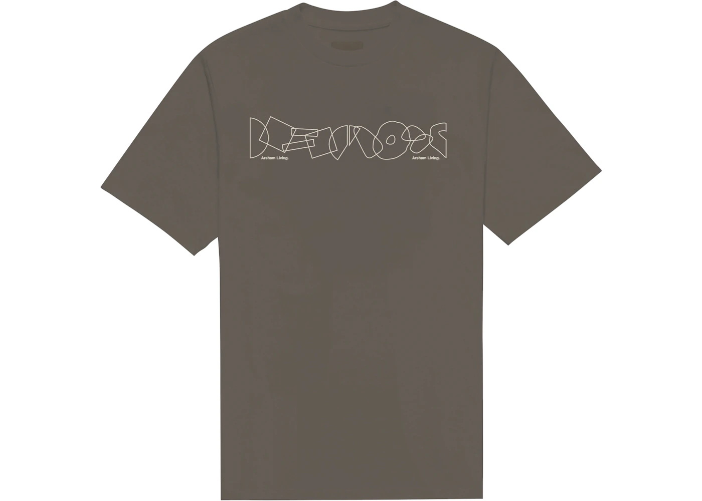 Dropx™ Exclusive Art And Residence X Arsham Living Tee Soft Gray Fw22 Us