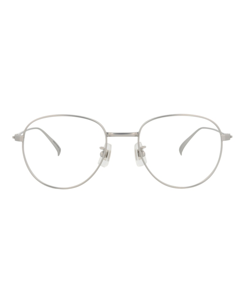 Dunhill Round-Frame Titanium Optical Frames Silver Silver Transparent ...