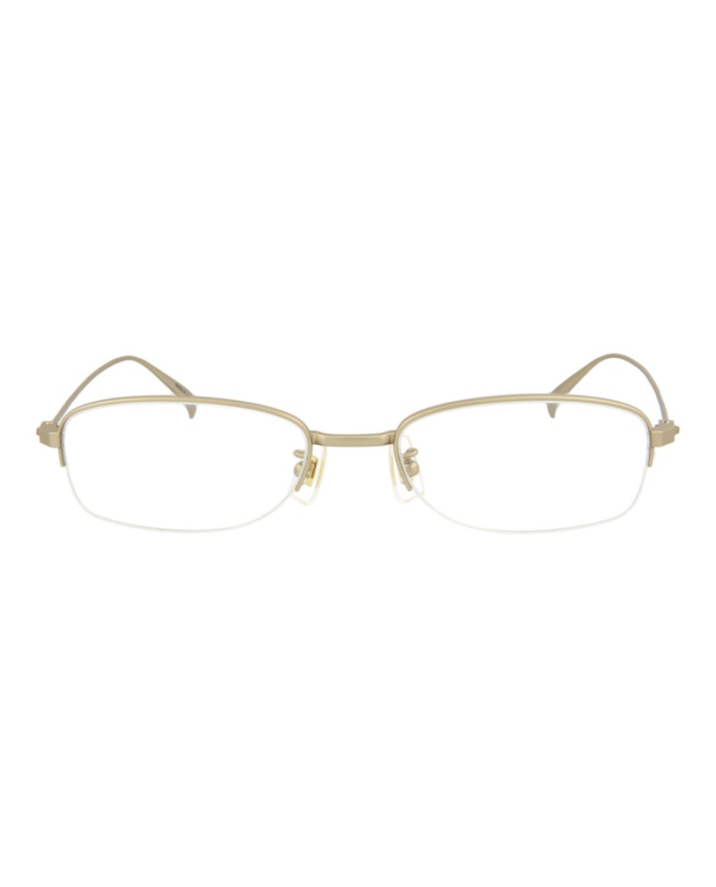 Dunhill Square-Frame Titanium Optical Frames Gold Gold Transparent ...