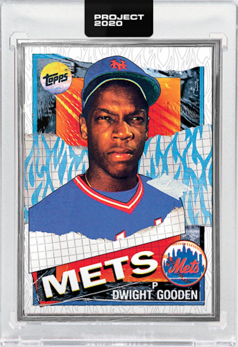Dwight Gooden 1985 Topps Project 2020 Tyson Beck Artist Proof /20 #12 ...
