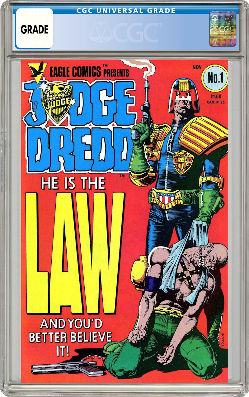 Eagle/Quality Judge Dredd (1983 Eagle/Quality) #1 Comic Book CGC Graded ...