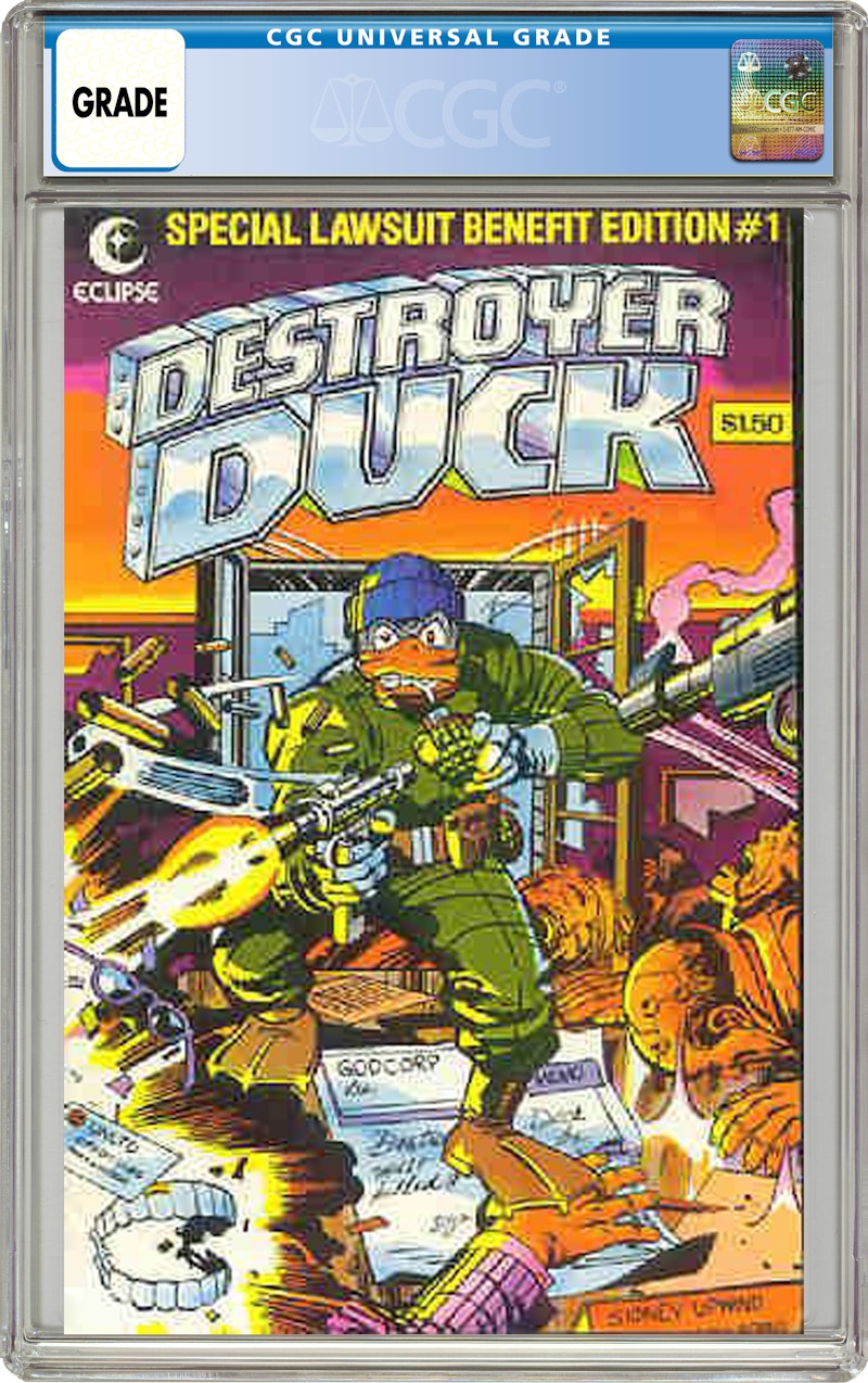Eclipse Destroyer Duck (1982) #1 Comic Book CGC Graded - US