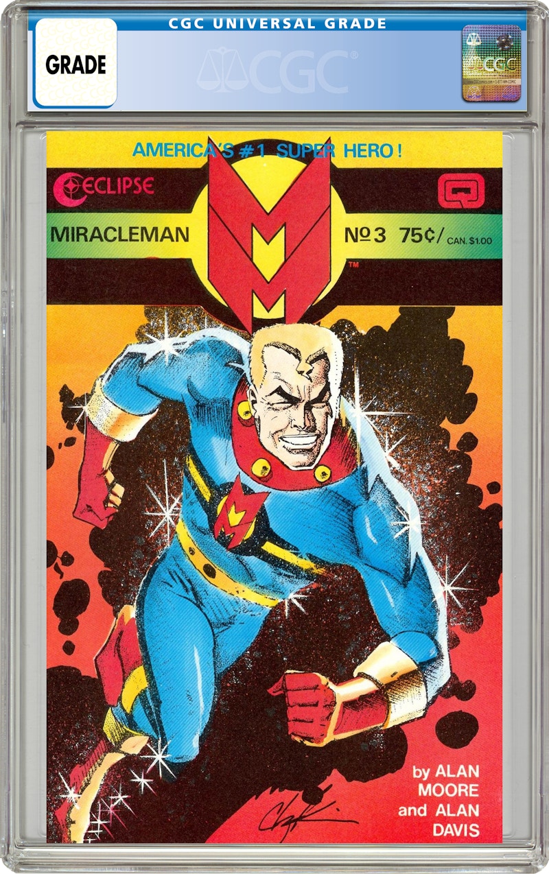 Eclipse Miracleman (1985) #3 Comic Book CGC Graded - US