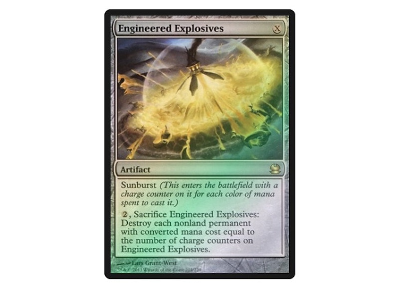 Engineered Explosives (Foil) Magic: The Gathering TCG Modern Masters Rare #204 (Ungraded) - US