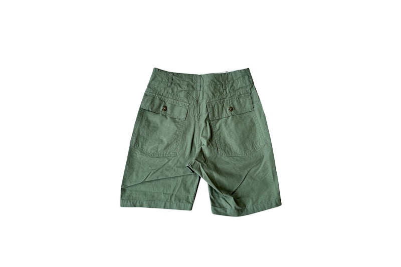 Engineered Garments Fatigue Cotton Ripstop Short Olive Men's - SS22 - US
