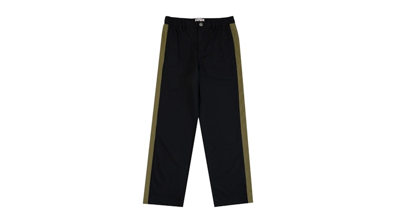 Eric Emanuel EE Baseball Pants Black/Olive Green Homme de la Collection ...
