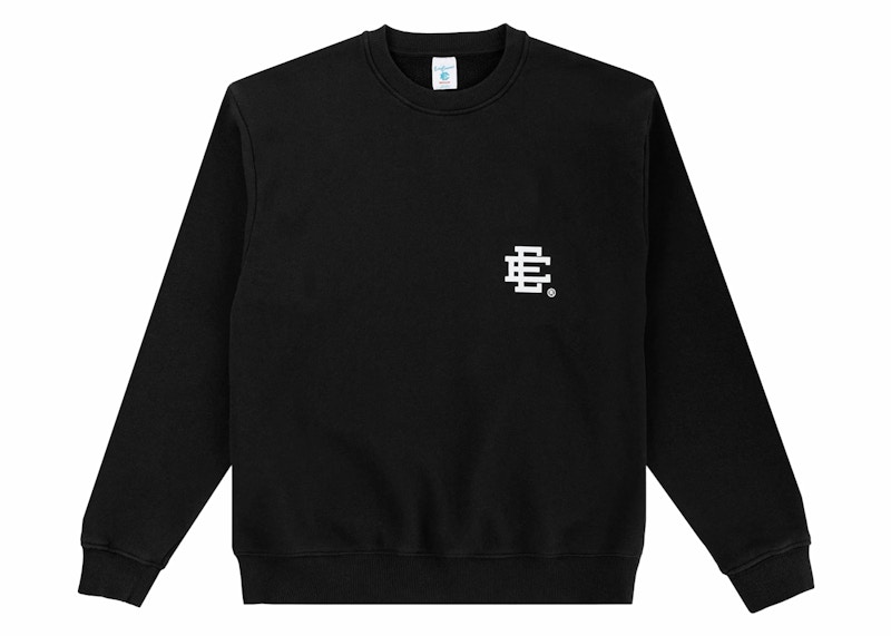 Eric Emanuel EE Basic Crewneck Black/White Herren - FW23 - DE