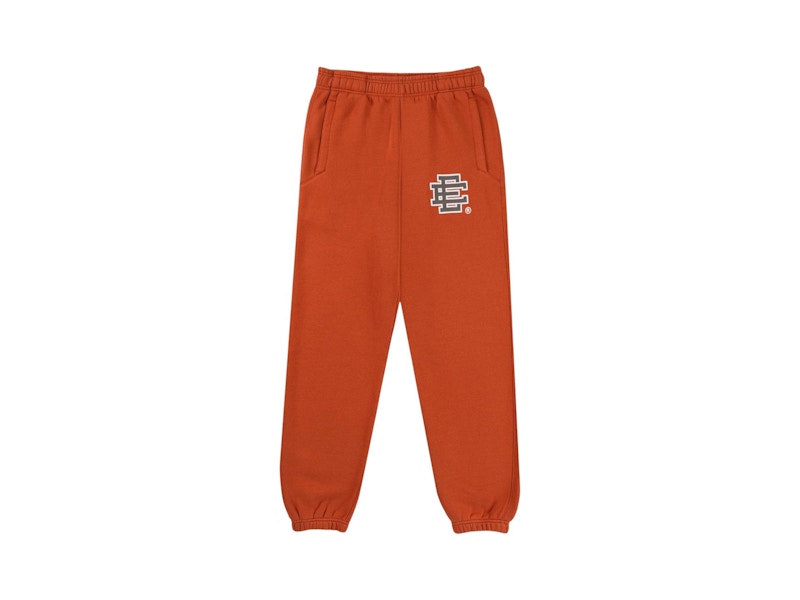 Eric Emanuel EE Basic Cuffed Sweatpant Orange/Grey Men's - FW24 - US
