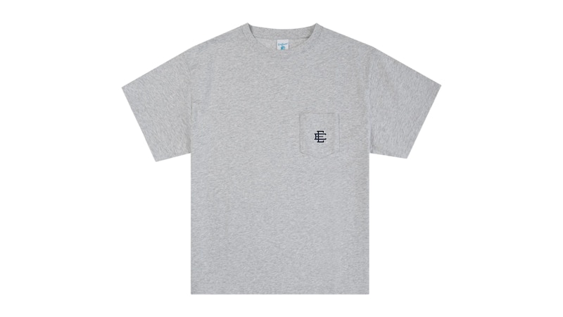 Eric Emanuel EE Basic Pocket Tee Grey/Black Men's - FW25 - US