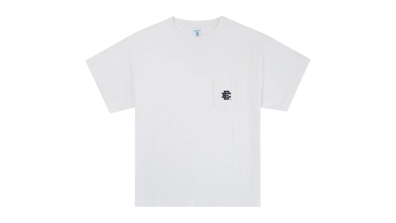 Eric Emanuel EE Basic Pocket Tee White/Black Men's - FW25 - US