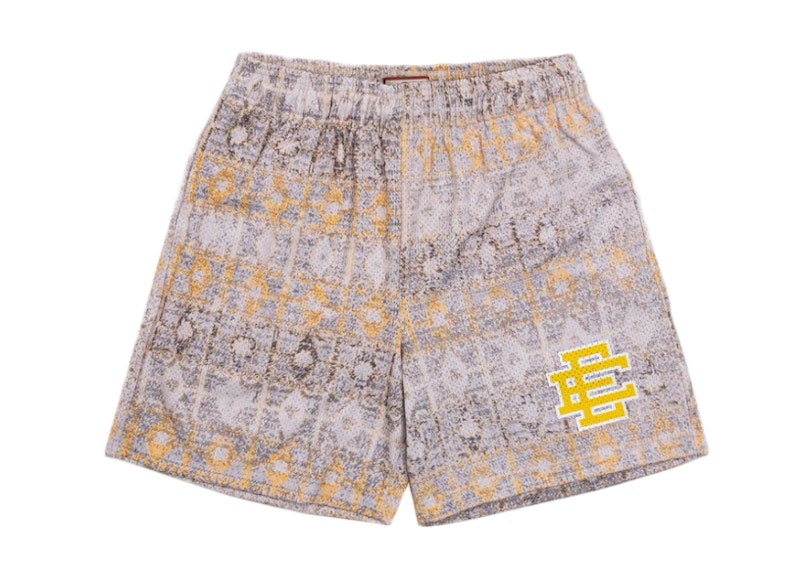 Eric Emanuel EE Basic Rug Short Grey/Yellow Men's - SS20 - US