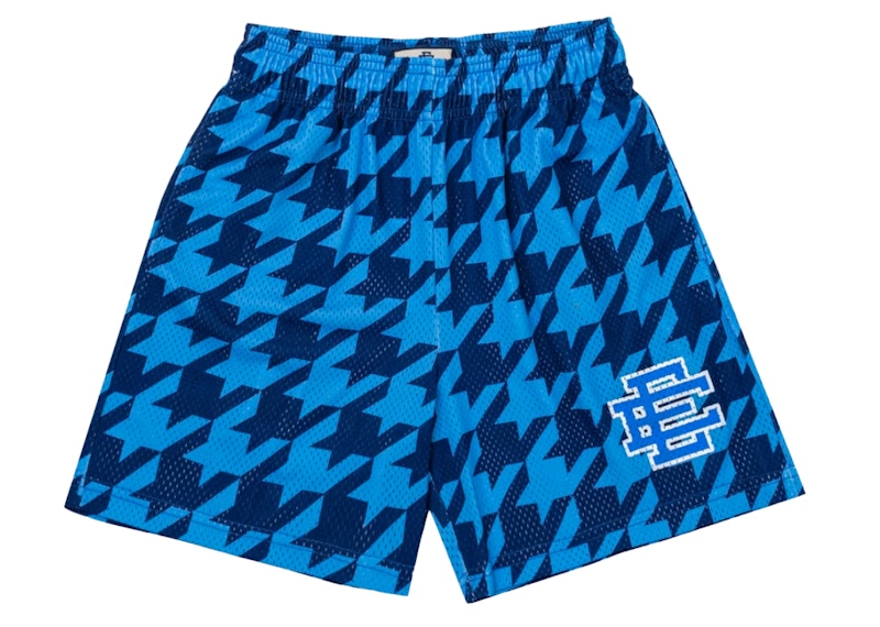 Eric Emanuel EE Basic Short Blue Houndstooth - SS21