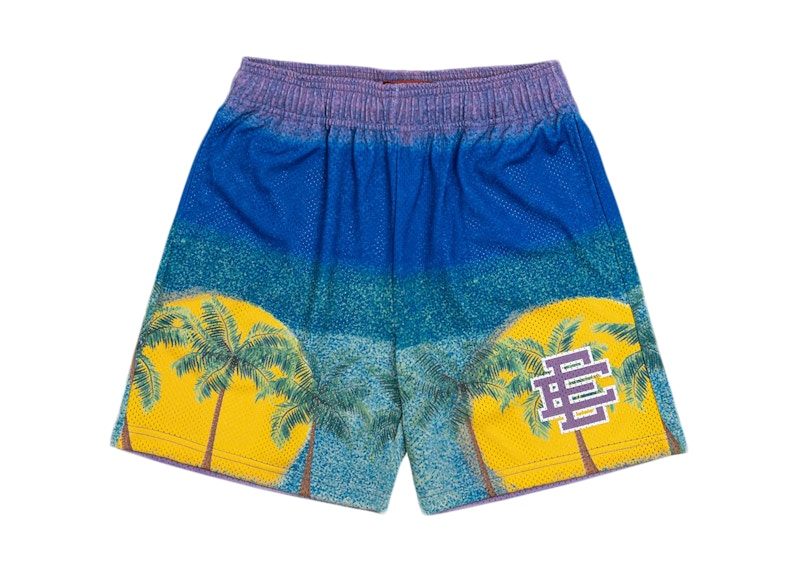Eric Emanuel EE Basic Short Blue/Purple/Palm - FW20 Homme - FR