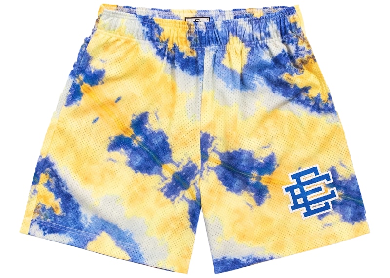 Eric Emanuel EE Basic Short Yellow Blue Tie Dye Men's - FW19 - US