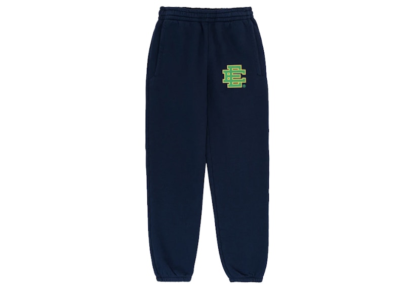 Eric Emanuel EE Basic Sweat Navy/Gold/Green Men's - SS21 - US