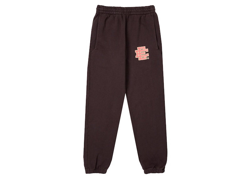 Eric Emanuel EE Basic Sweatpants Chocolate/Pink Men's - SS23 - US