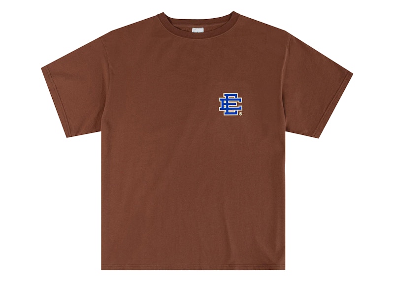 Eric Emanuel EE Basic T-Shirt Brown/Blue Men's - FW24 - US