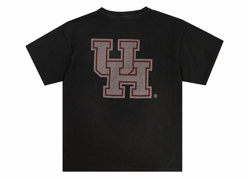 Eric Emanuel EE College Houston Tee Washed Black Men's - SS24 - US