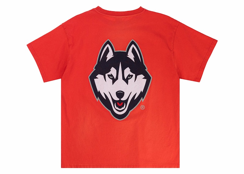 Eric Emanuel EE College UCONN Tee Washed Red Men's - SS24 - US
