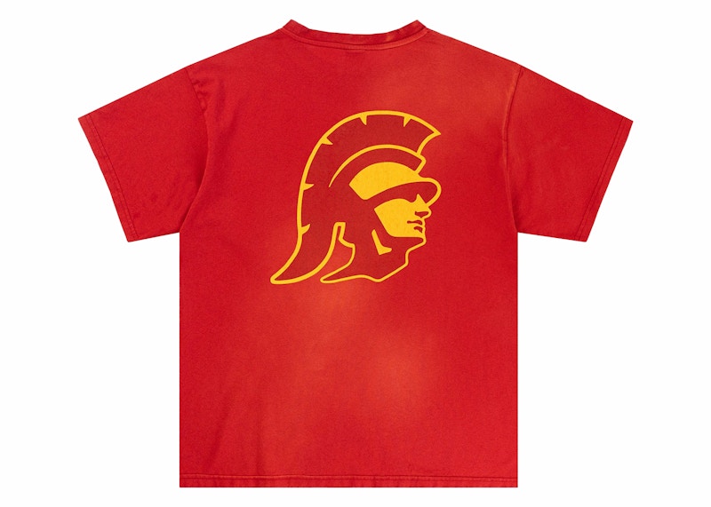Eric Emanuel EE College USC Tee Washed Red Men's - SS24 - US