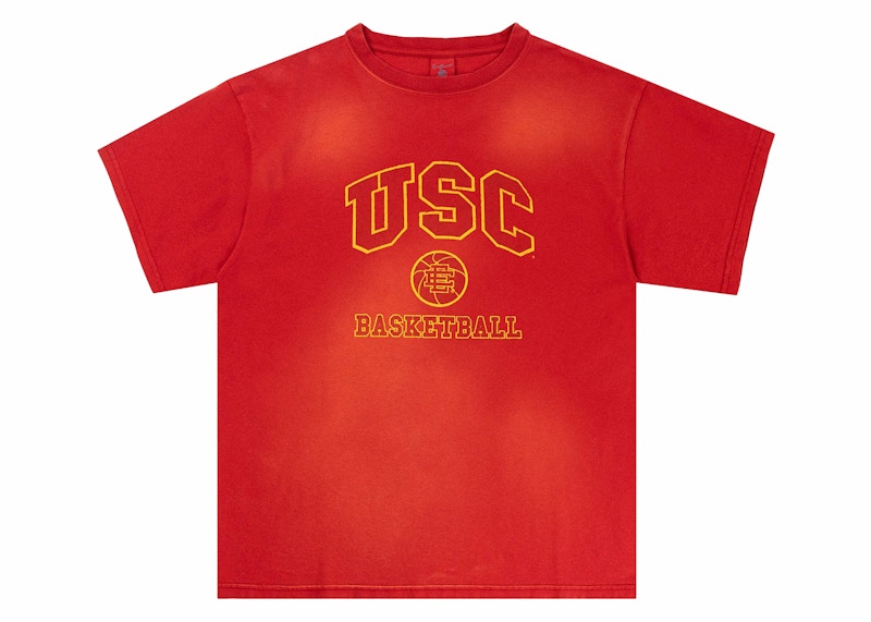 Eric Emanuel EE College USC Tee Washed Red Men's - SS24 - US