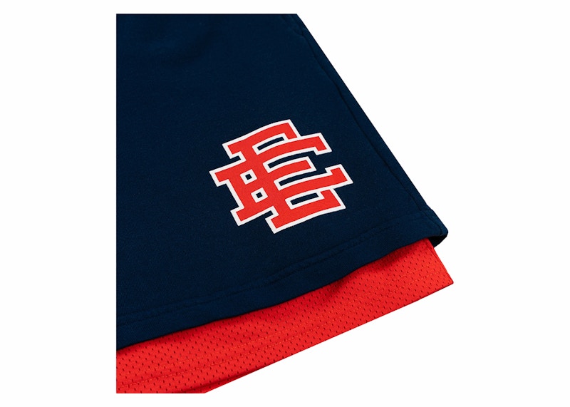 Eric Emanuel EE Double Layer UCONN Short Navy/Red Men's - SS24 - US