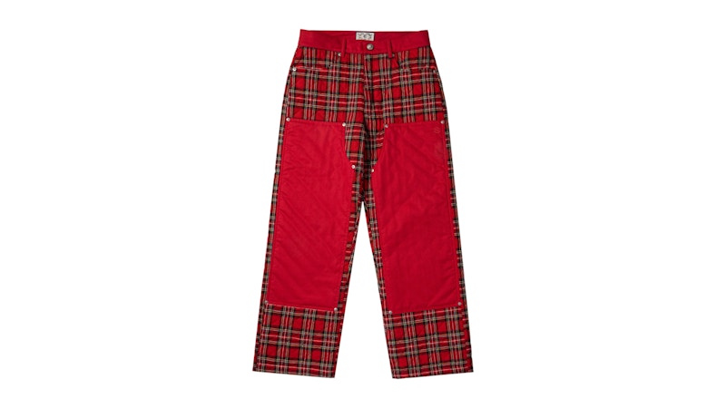 Eric Emanuel EE Quilted Pant Red Flannel/Red Men's - FW25 - US