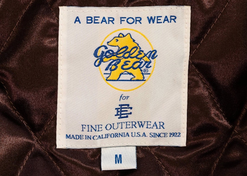 Eric Emanuel EE Varsity Jacket Yellow/Red Men's - SS24 - US