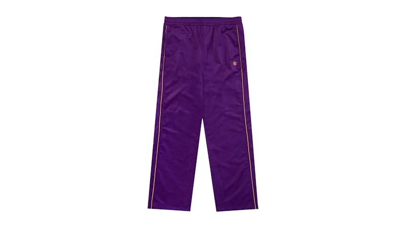Eric Emanuel EE Velour Pants Purple/Yellow Men's - FW25 - US