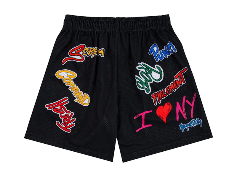Eric Emanuel x Matty Boy EE Shorts Black/Blue Men's - SS25 - US