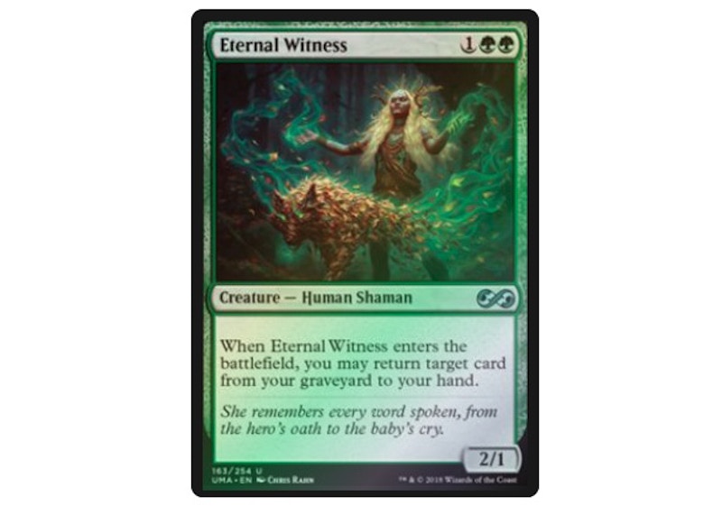 Eternal Witness (Foil) Magic: The Gathering TCG Ultimate Masters ...