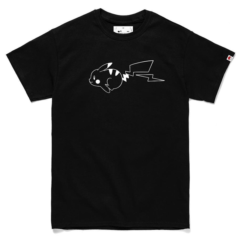 FRGMT x Pokemon Pikachu Running Tee Black - SS19