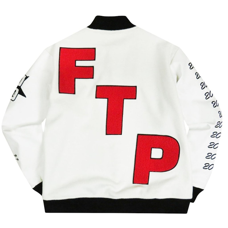 FTP 10 Year Varsity Jacket White Men's - SS20 - US