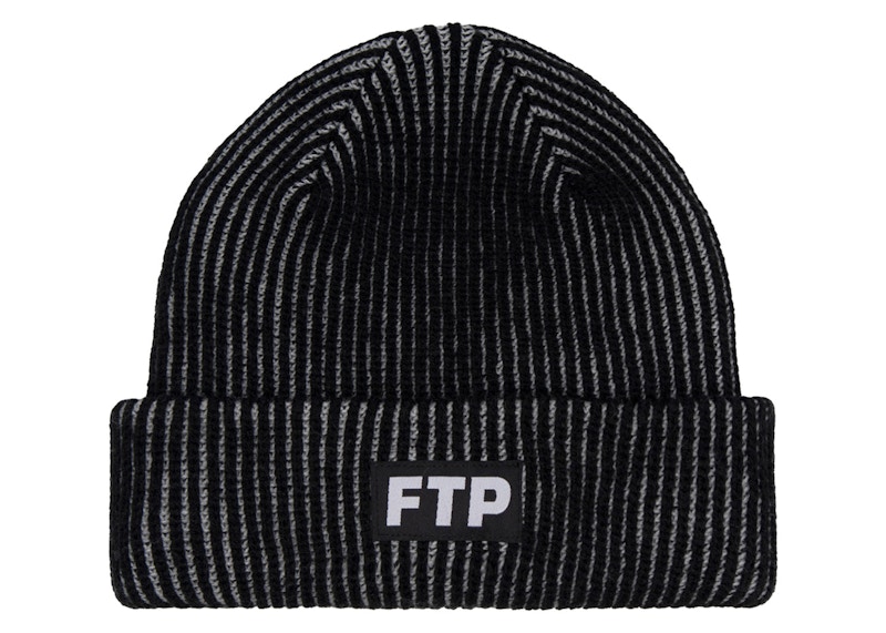 FTP 2-Tone Logo Beanie Black Men's - FW24 - US