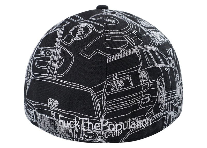 FTP Big Body Fitted Hat Black Men's - SS24 - US