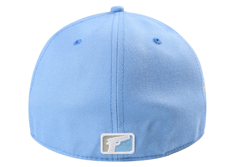 FTP Bling F Logo Fitted Hat Sky Blue Men's - SS24 - US