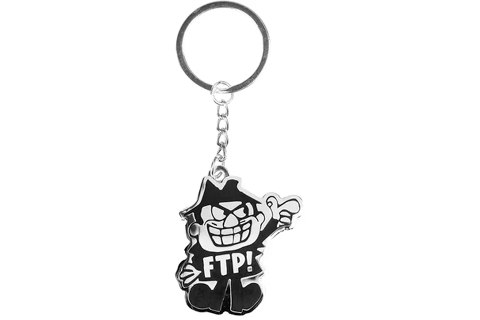 FTP Boris Keychain White/Black - FW19 - US FTP Boris Keychain White/Black - FW19 - US