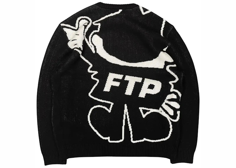 FTP Boris Knit Sweater Black Men's - FW22 - US