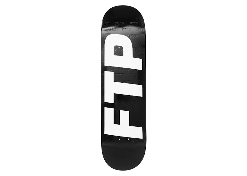 FTP Debossed All Over Skateboard Deck Black - FW23 - US