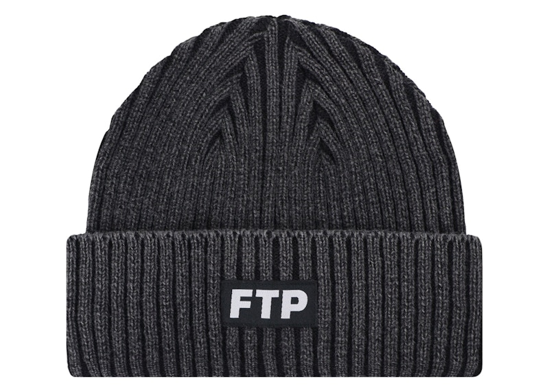 FTP Denim Dye Logo Beanie Black Men's - SS24 - US