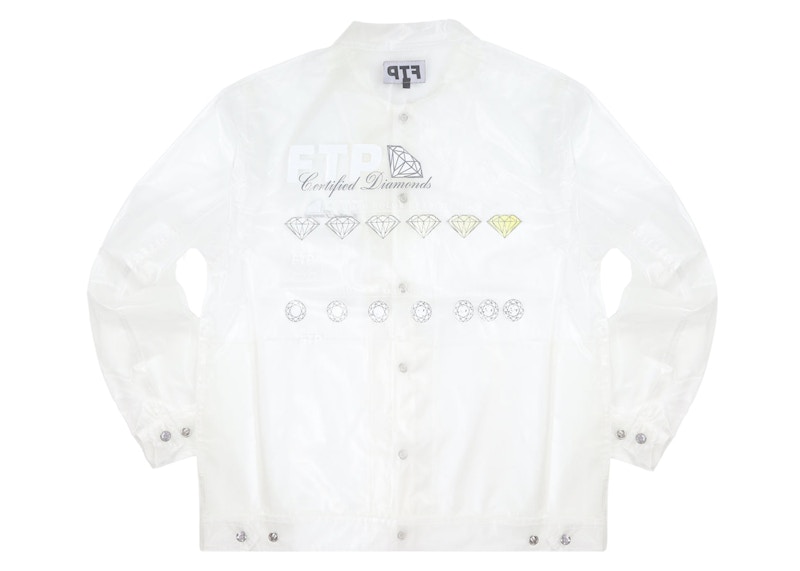 FTP Diamond Dealer Coaches Jacket Clear Men's - SS24 - US