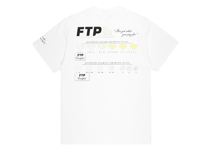 FTP Diamond Dealer Tee White Men's - SS24 - US