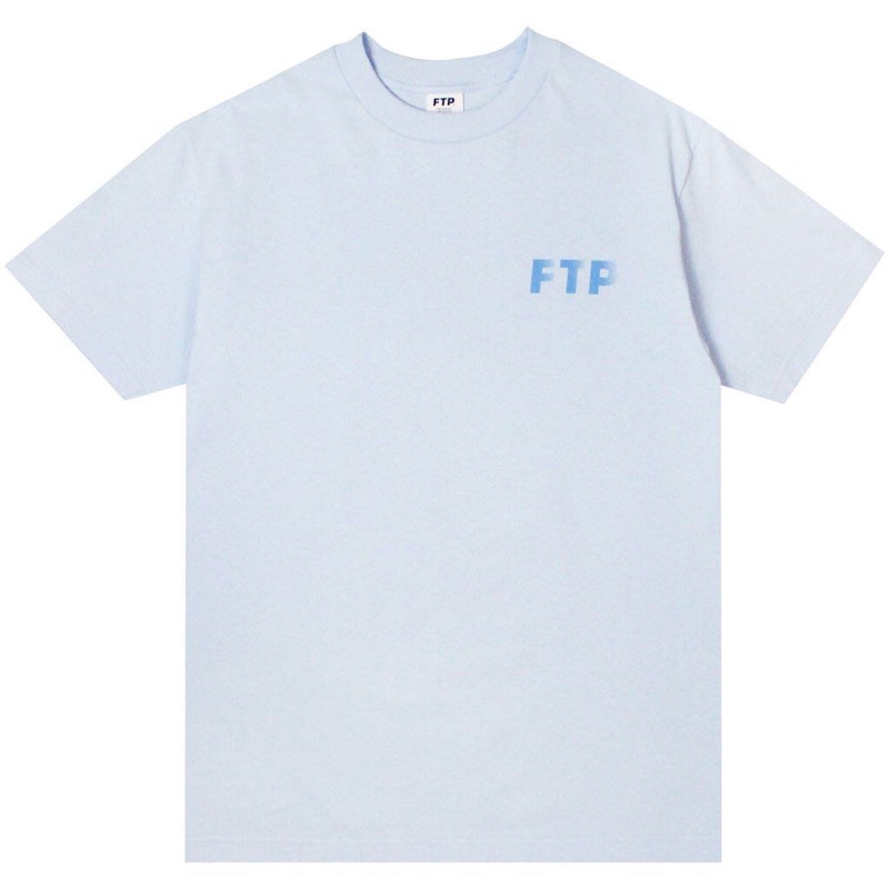 FTP Gradient Logo Tee Powder Blue Men's - SS19 - GB