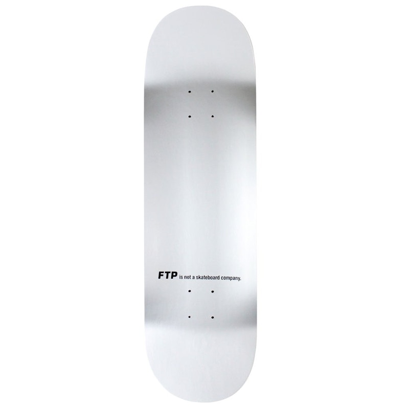 FTP Logo Skateboard Deck Silver - SS19 - US