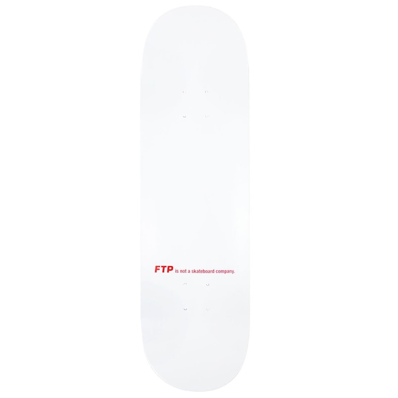 FTP Logo Skateboard Deck White - SS19 - US